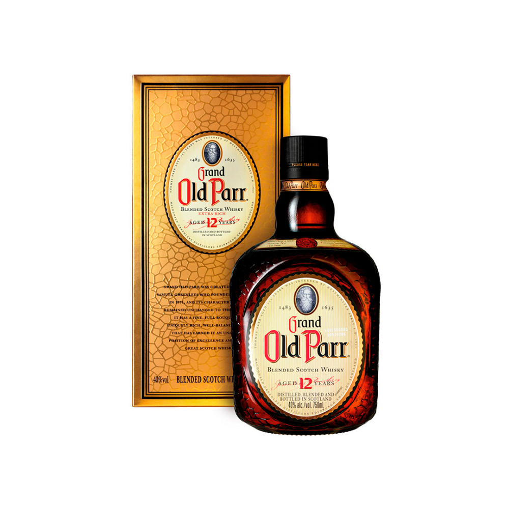 Grand Old Parr 12 años - Distribuidora Meller